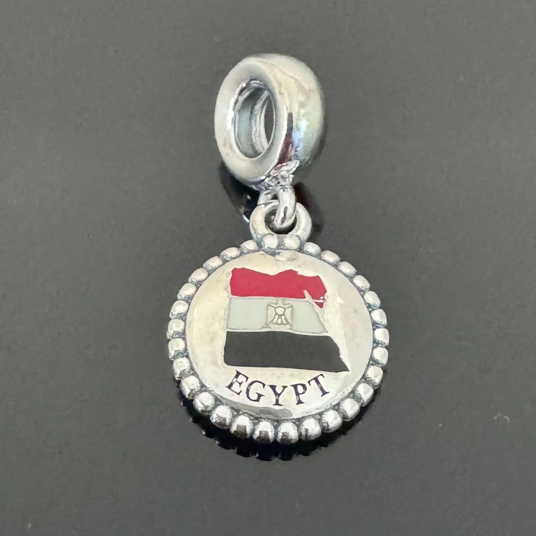 Pandora EGYPT Flag Dangle Charm | Authentic Pandora Charm | Real ...