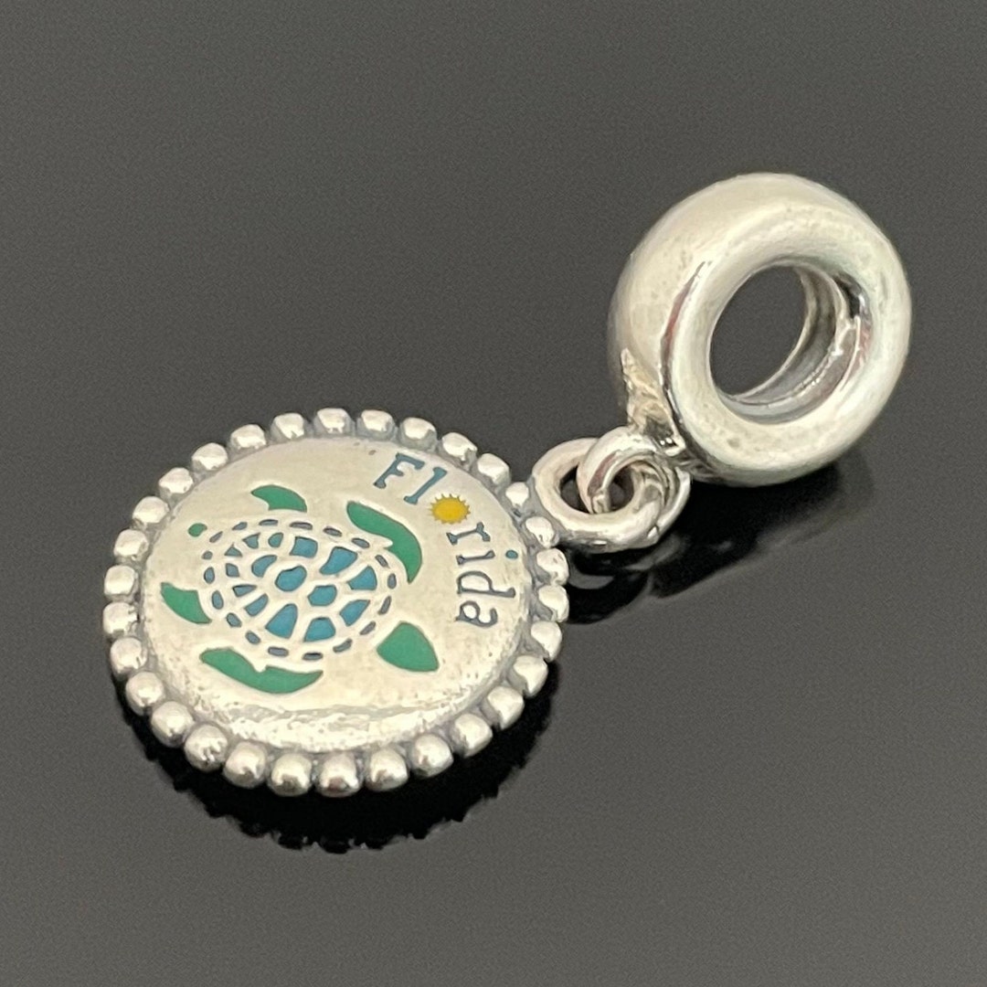 Pandora Florida Turtle Dangle Charm Travel Pendant |925 Jewelry | Women ...