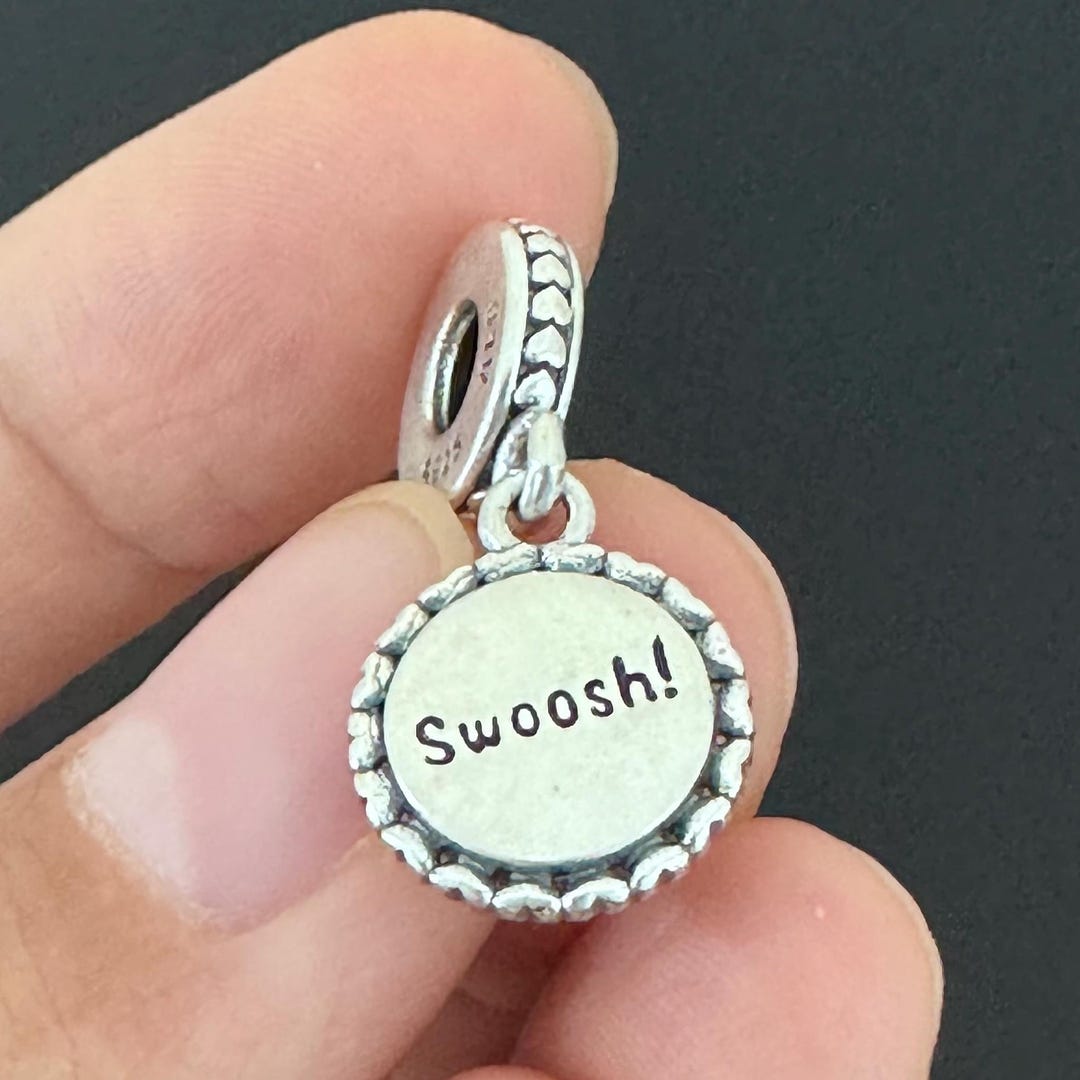 Genuine Pandora Brand Charm |pandora Basketball Charm Swoosh Charm|925 ...