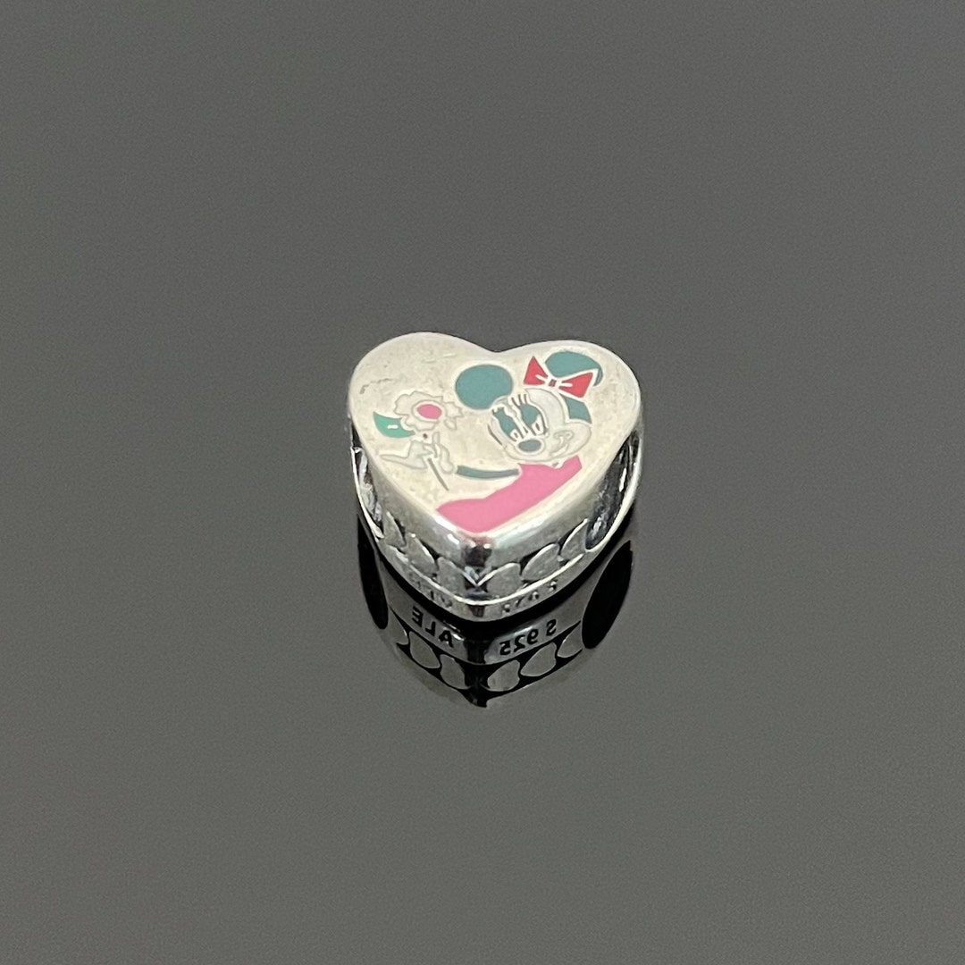 Pandora Mickey & Minnie Love Charm | Pandora Heart Charm for Bracelets ...