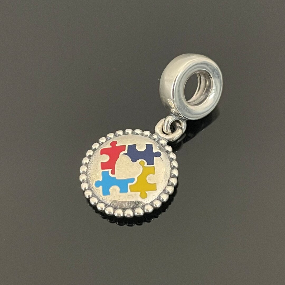 Genuine Pandora Brand Charm |pandora Charm With Box |pandora Autism ...