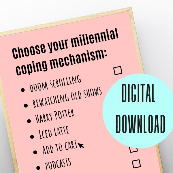 Millennial Wall Art - Etsy