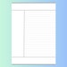 Printable Cornell Notes Template Download and Print at Home - Etsy