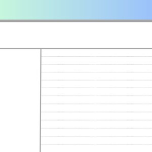 Printable Cornell Notes Template Download and Print at Home - Etsy