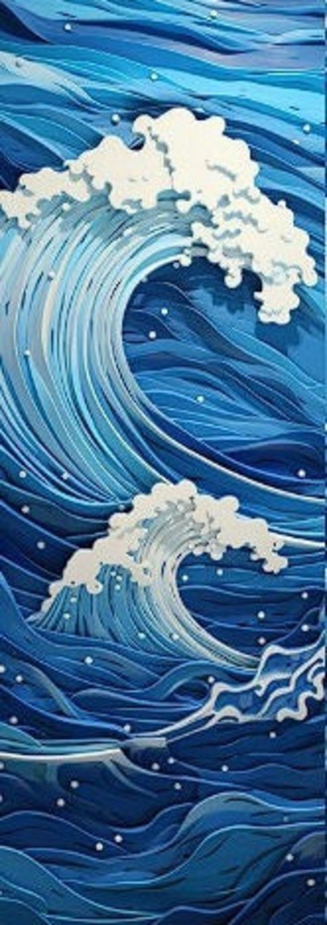 3D Wave Bookmark STL File: Textured Ocean Theme (digital Download) - Etsy