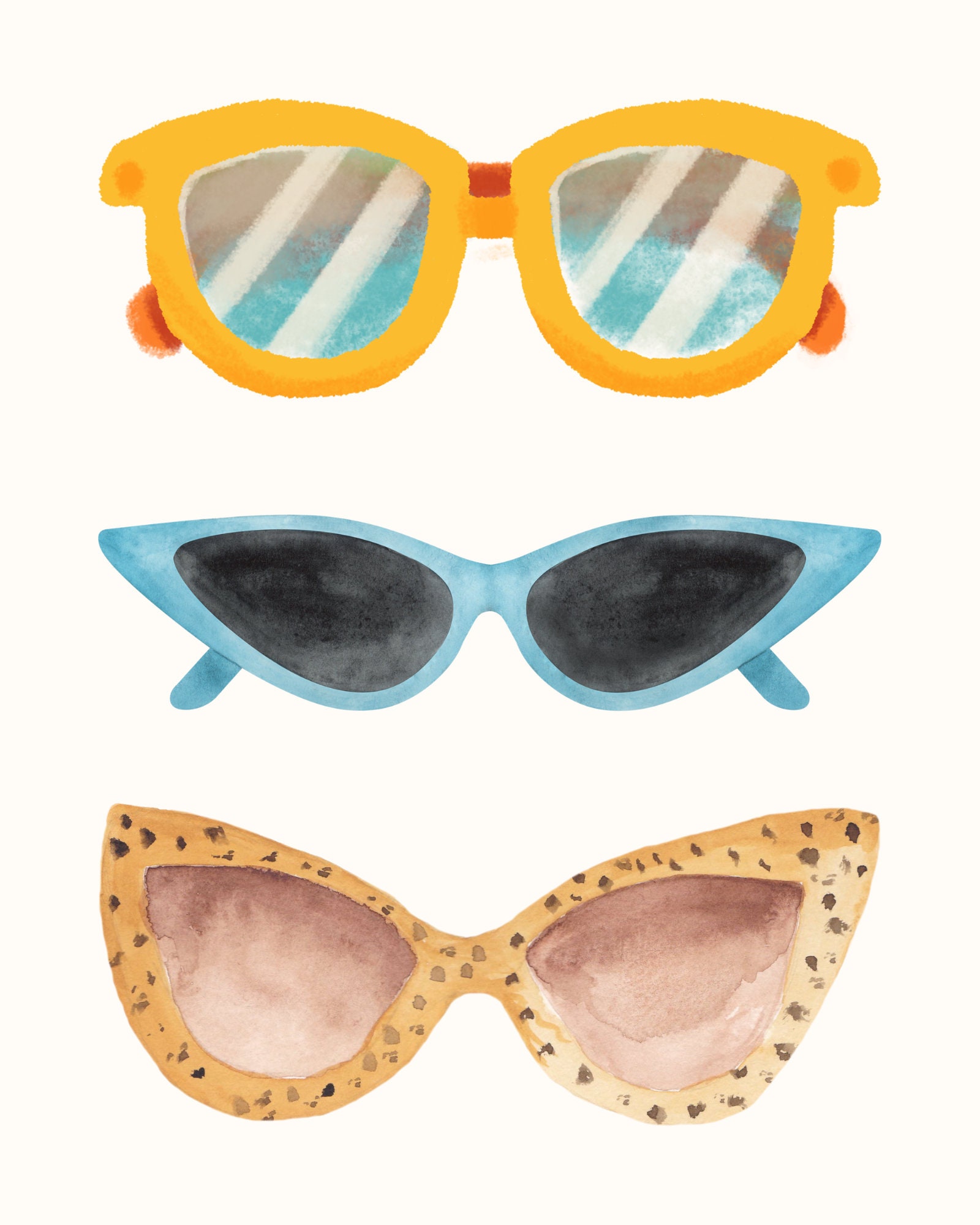 Sunglasses Print: Digital Download - Etsy