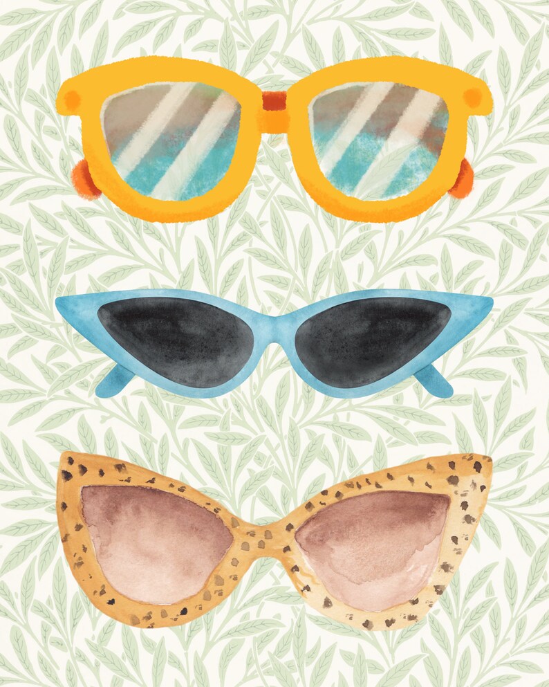 Sunglasses Print: Digital Download - Etsy