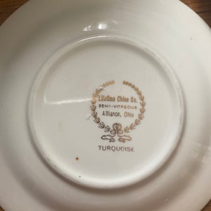 Lifetime China Co Turquoise Magnolia Flower Plate 6” - Etsy