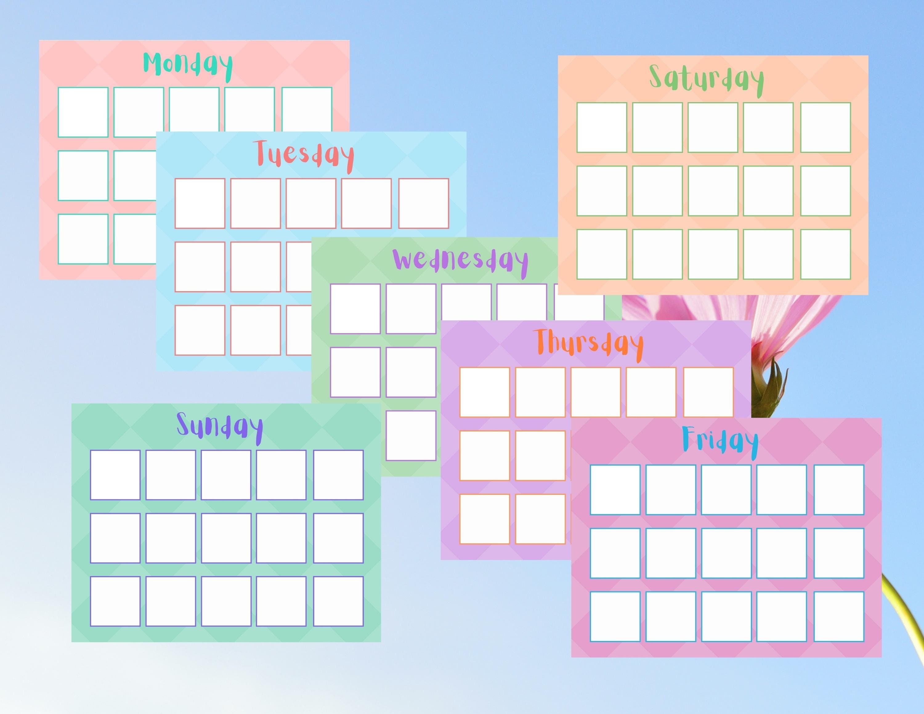 Kid's Activity Cards, Routine Boards or Charts, to Do List, Print ...