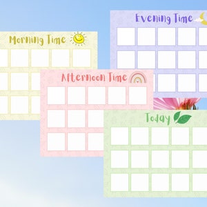 Kid's Activity Cards, Routine Boards or Charts, to Do List, Print ...