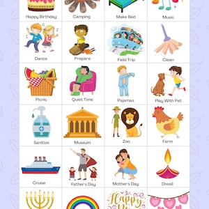 Kid's Activity Cards, Routine Boards or Charts, to Do List, Print ...