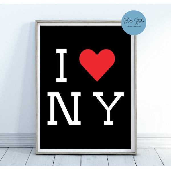 I love new york poster - Etsy Schweiz