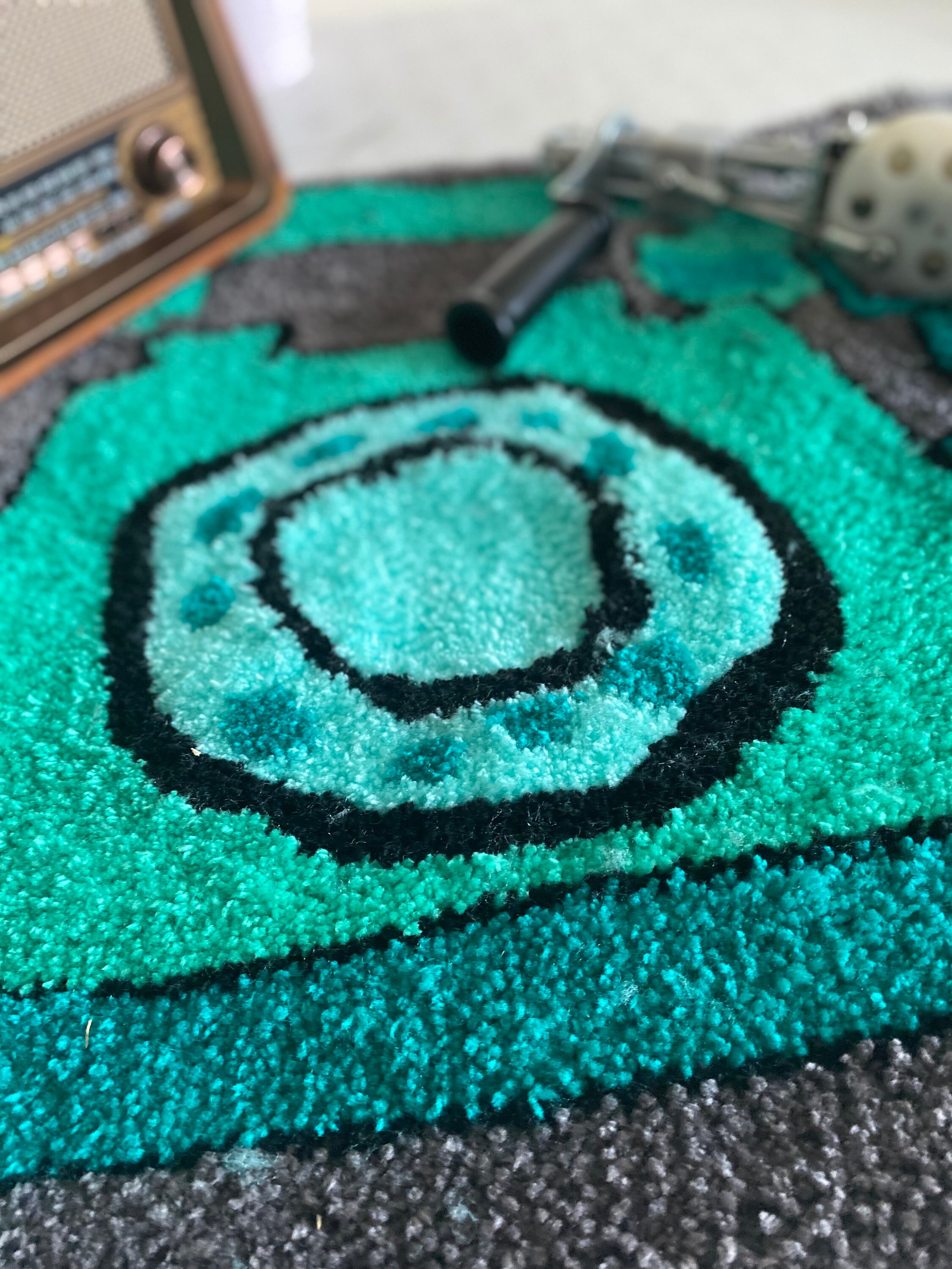 Tape Fluffy Tufted Rug / %100 Handmade / Acrylic Soft and Aesthetic ...