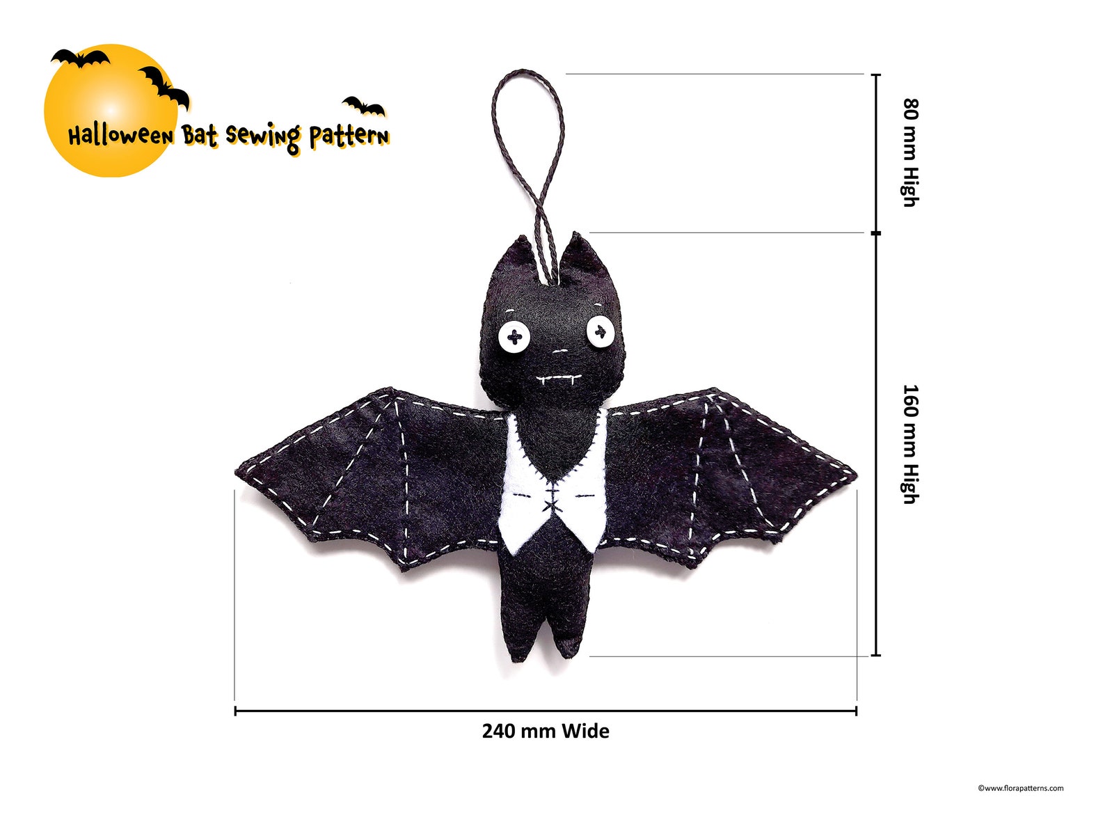 Bat Sewing Pattern Pdf Download - Etsy