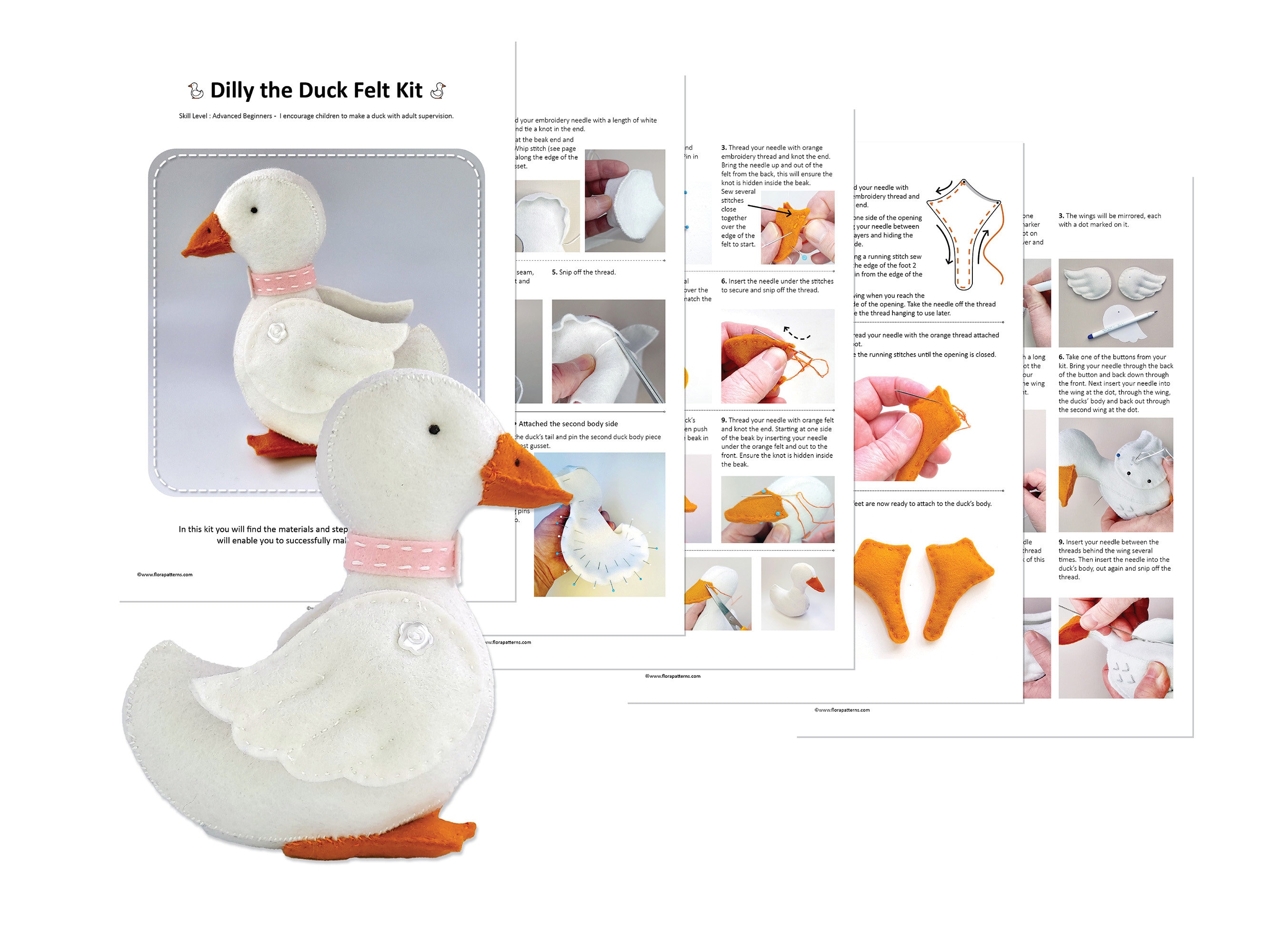 Felt Duck Craft Kit - Etsy