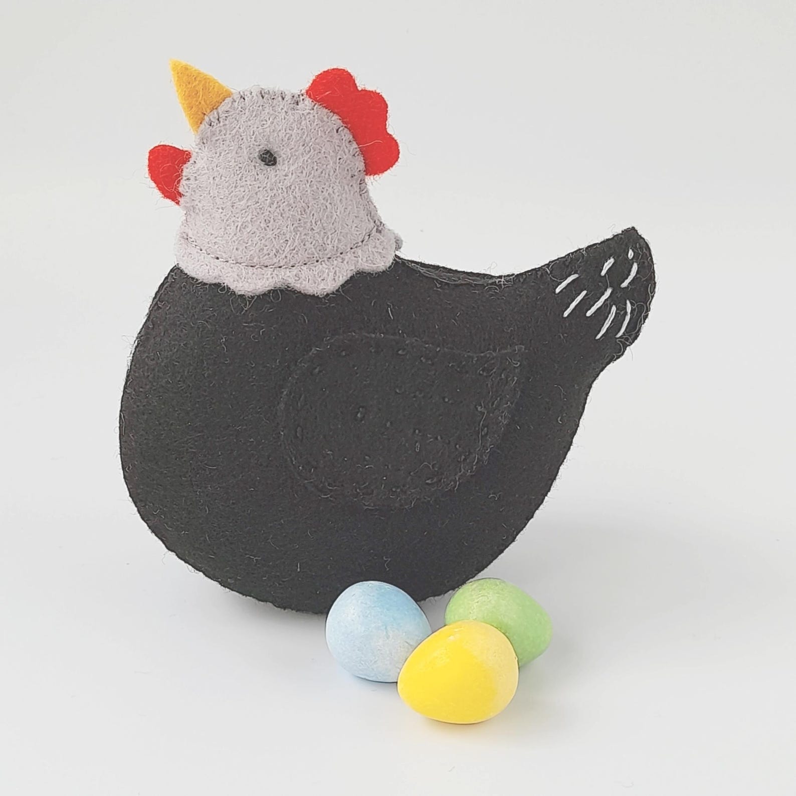 Mini Felt Hen/chicken Sewing Pattern - Etsy