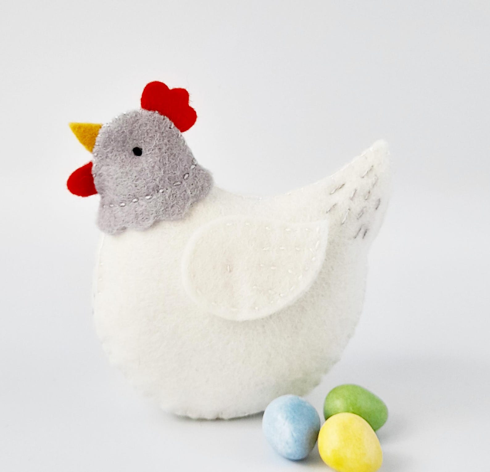 Mini Felt Hen/chicken Sewing Pattern - Etsy