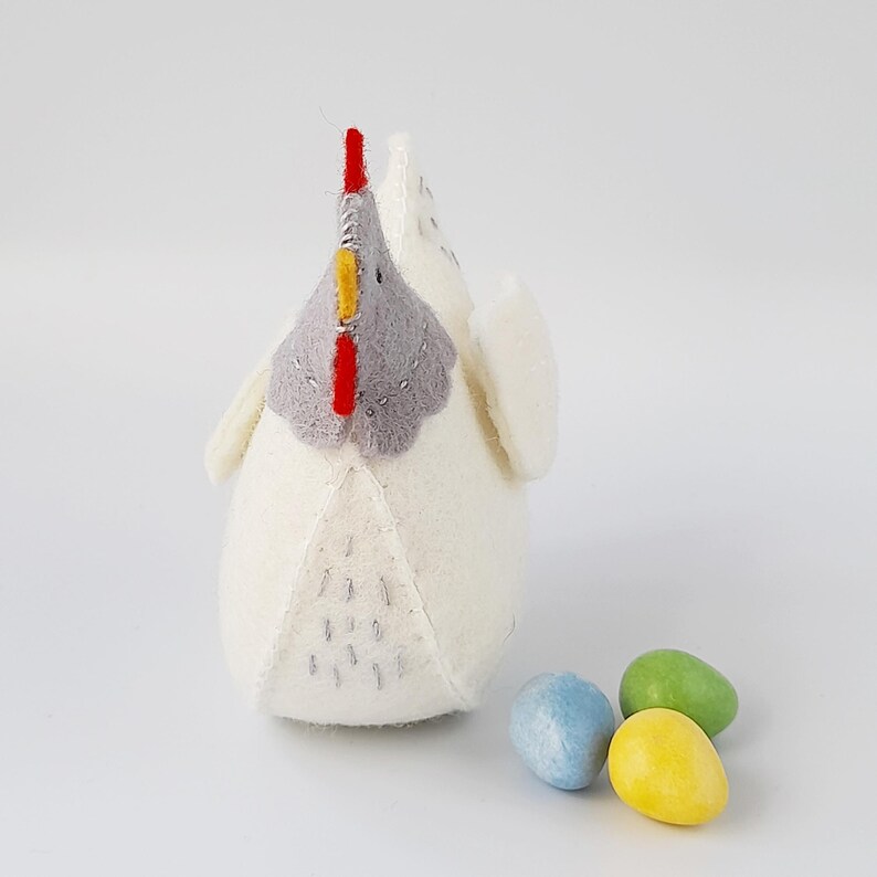 Handmade Wool Felt Mini Easter Hen: Spring Decor - Etsy UK