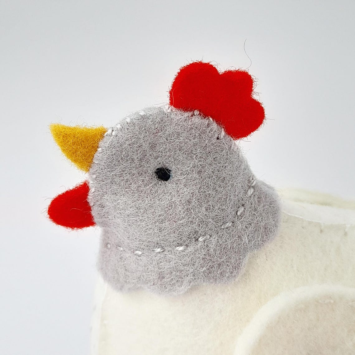 Handmade Wool Felt Mini Easter Hen: Spring Decor - Etsy UK
