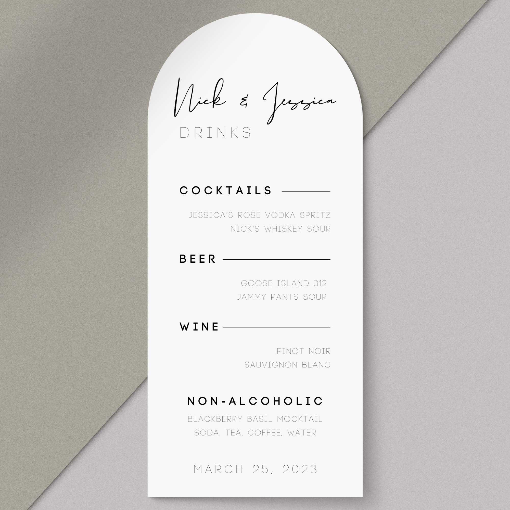 Digital Templates: Dinner Menu Template & Bar Menu Template/drink Menu ...