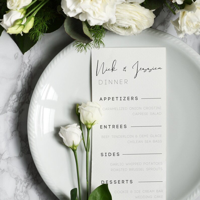 Digital Templates: Dinner Menu Template & Bar Menu Template/drink Menu ...