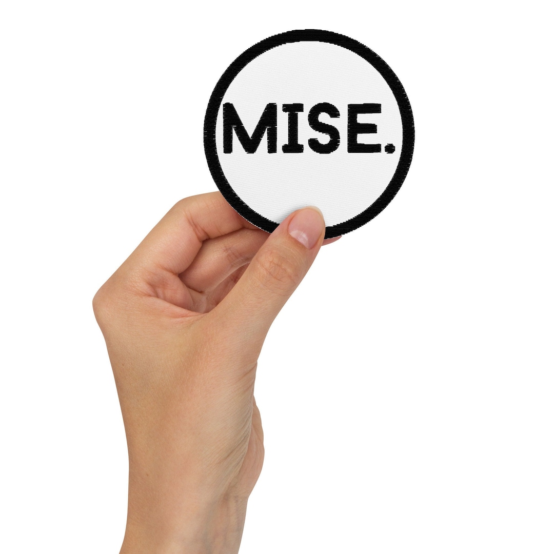 Mise Chef Patch to Iron On, Sew On, or Pin on (embroidered Patch for ...