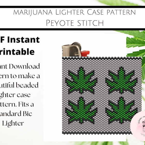 Marijuana Leaf Bead Pattern - Etsy