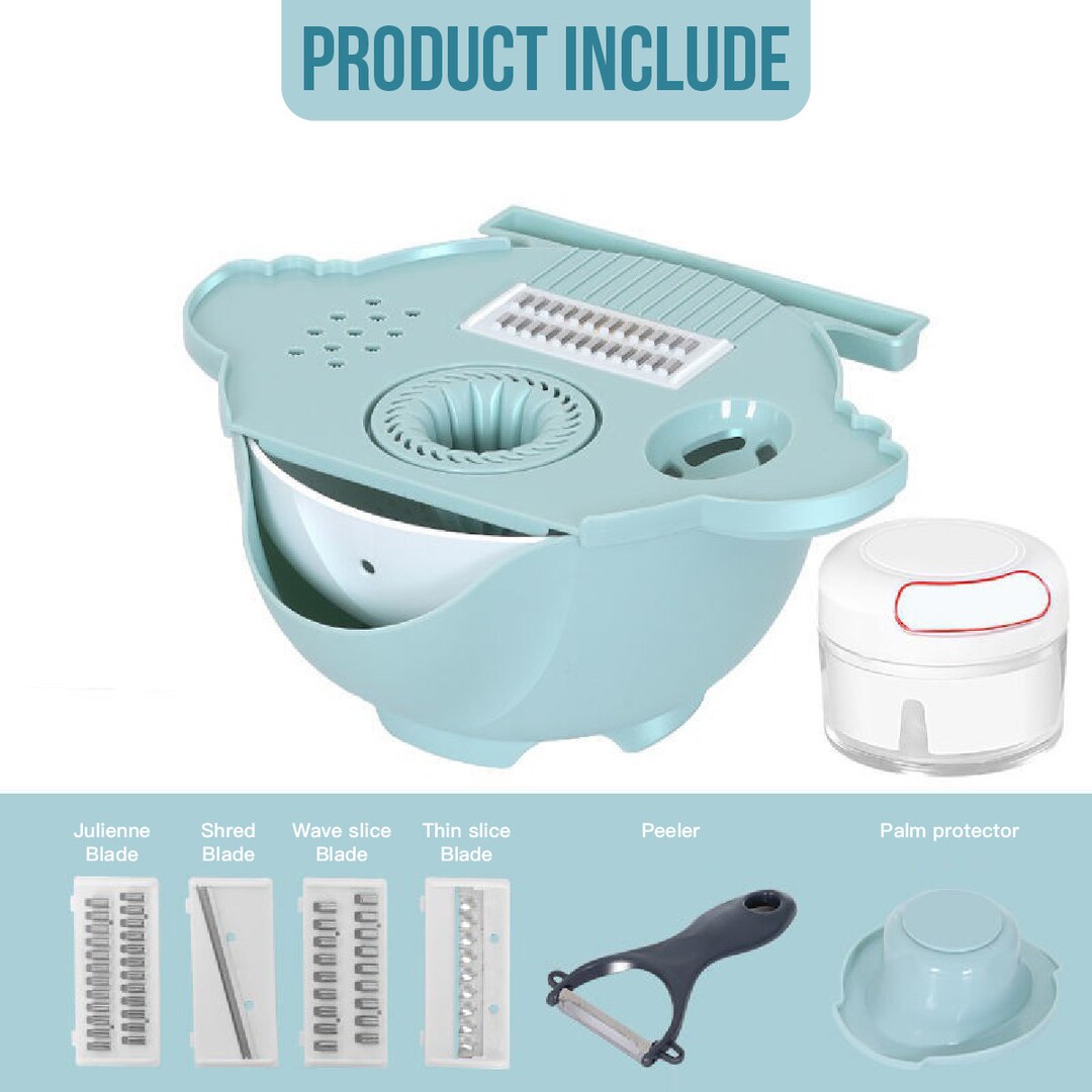 7 in 1 Shredded Grater Drain Sink Vegetable Cheese Chopper - Etsy