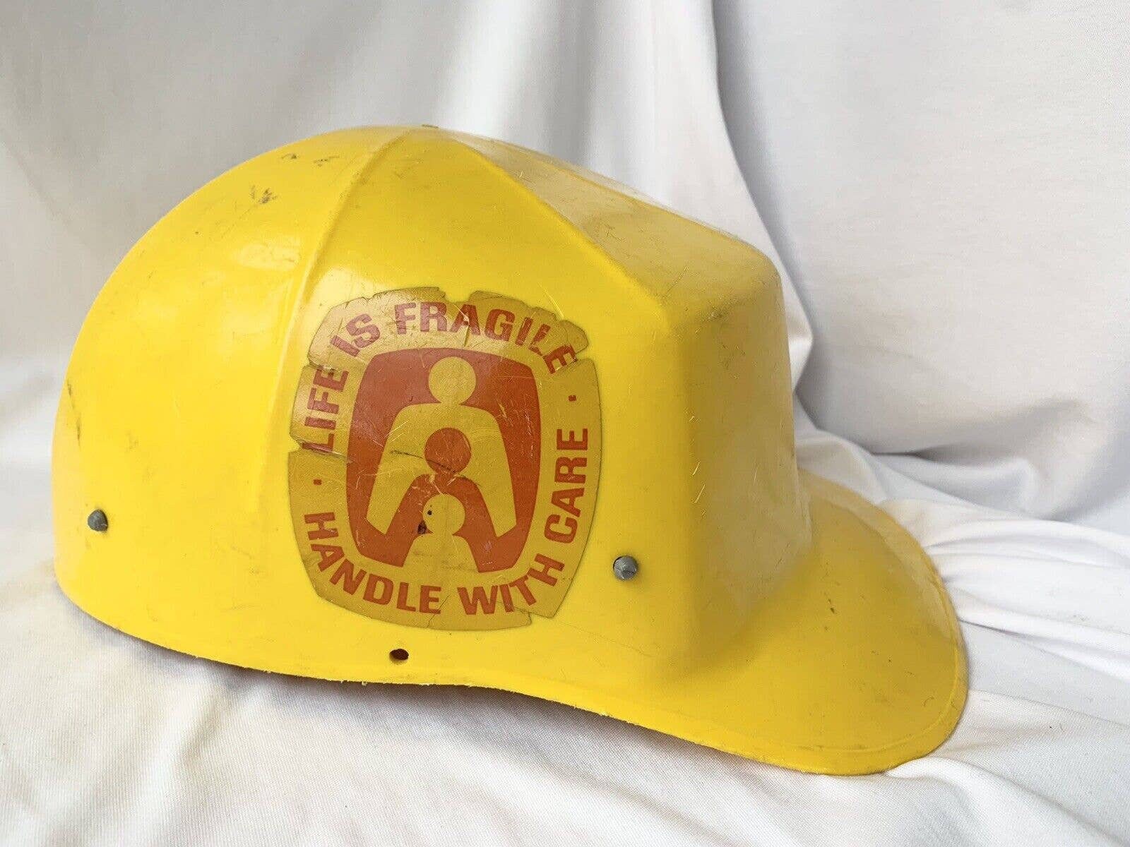 Vintage Hard Boiled Ed Bullard Co Yellow Bump Cap Liner & Peabody Coal ...