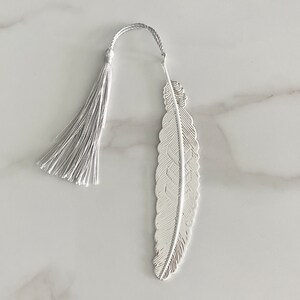 Feather Metal Bookmarks - Etsy