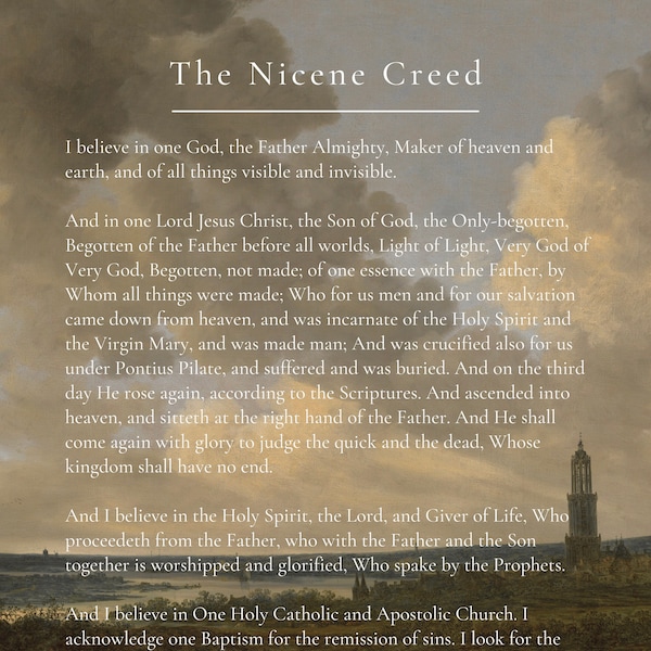 Nicene Creed - Etsy