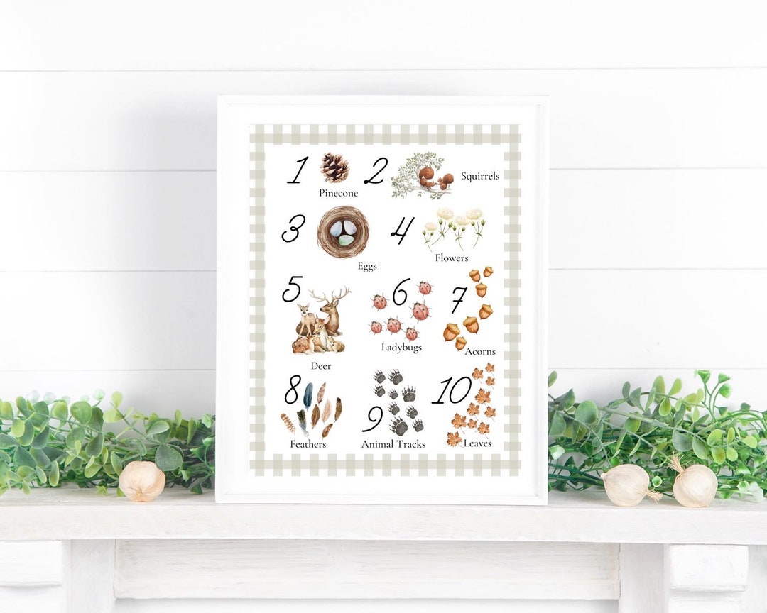 Counting Poster - Etsy