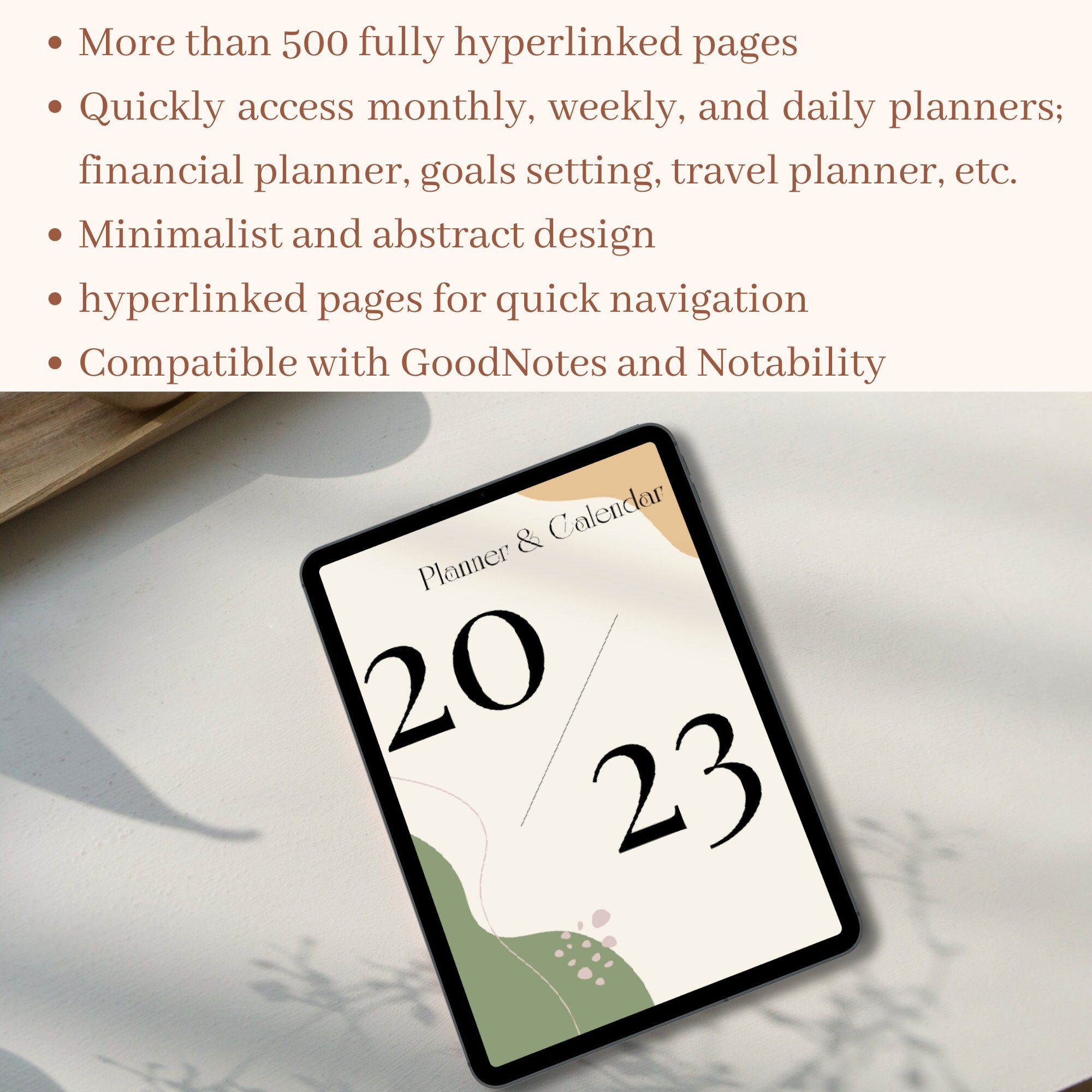 2023 Digital Planner Ultimate Planner Monthlyweekly and - Etsy