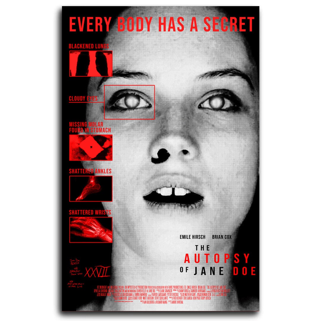 Autopsy of Jane Doe Poster (print) - Etsy
