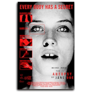 Autopsy of Jane Doe Poster (print) - Etsy