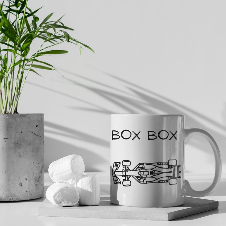F1 'box Box' Coffee Mug - Formula 1 Racing Gift - Etsy