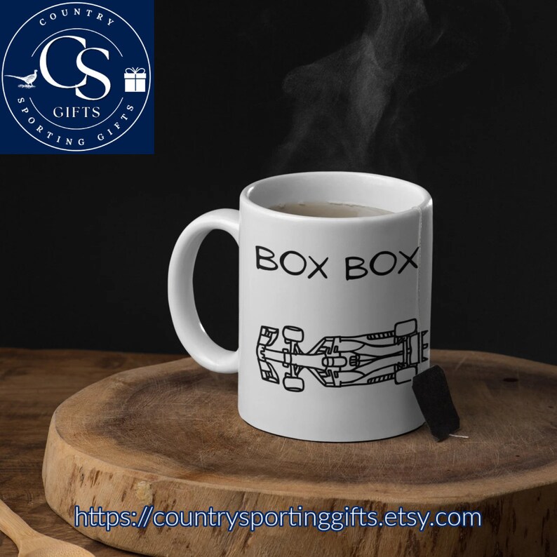 F1 'box Box' Coffee Mug - Formula 1 Racing Gift - Etsy