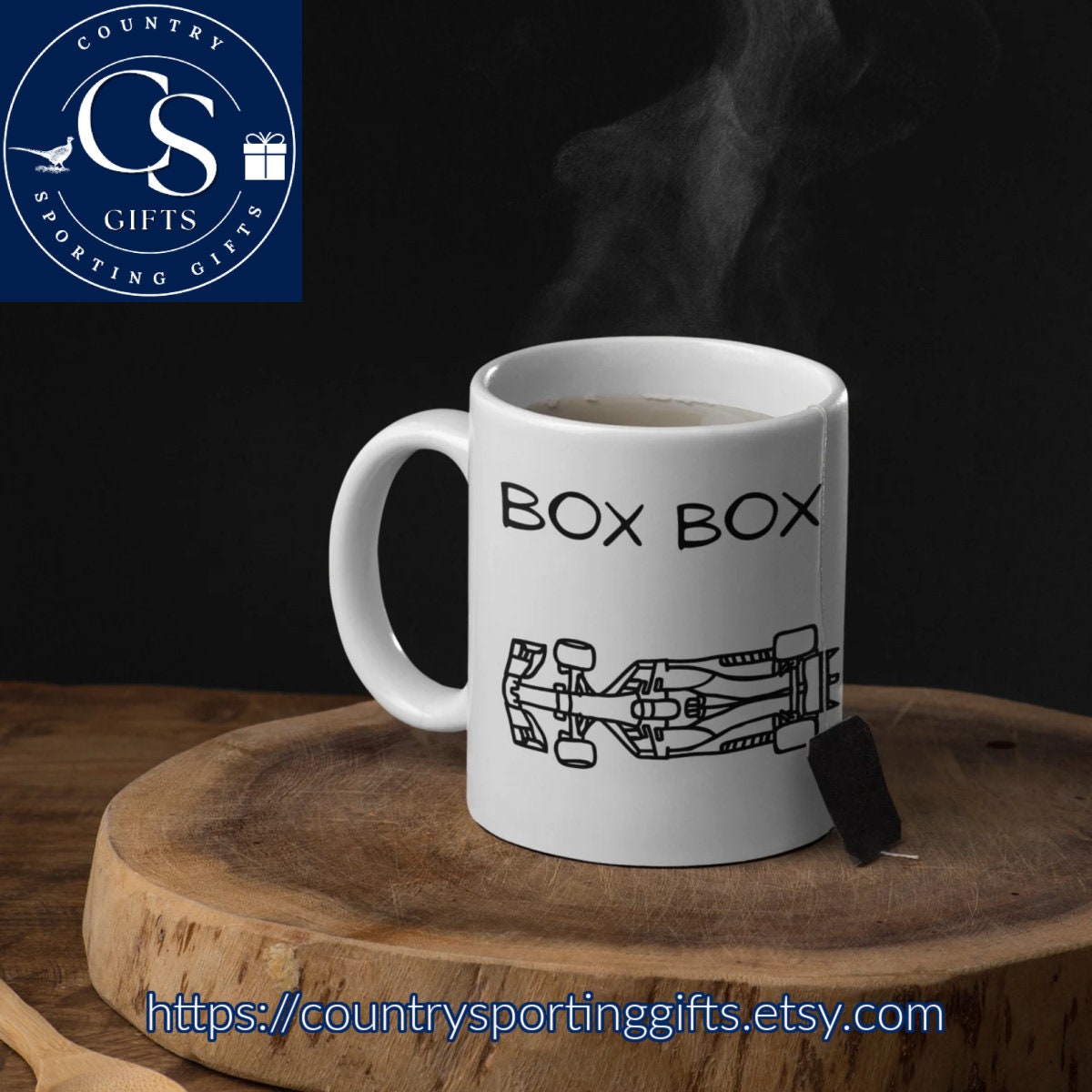 F1 'box Box' Coffee Mug - Formula 1 Racing Gift - Etsy
