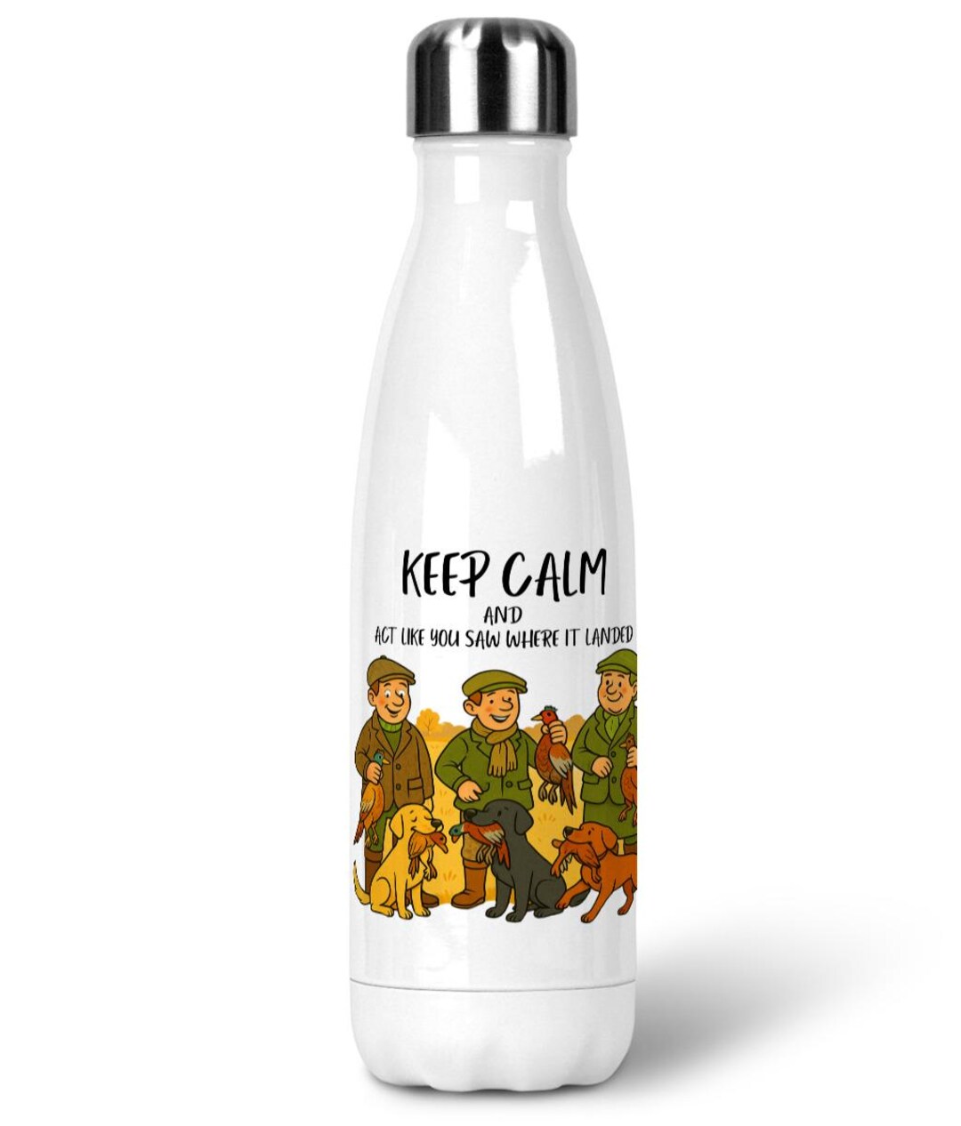 Stainless Steel Flask for Pickers-up – 500ml Shooting Gift for Beaters ...