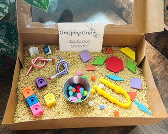 School Days ABC Sensory Bin, School Sensory Bin, Classroom Activites ...
