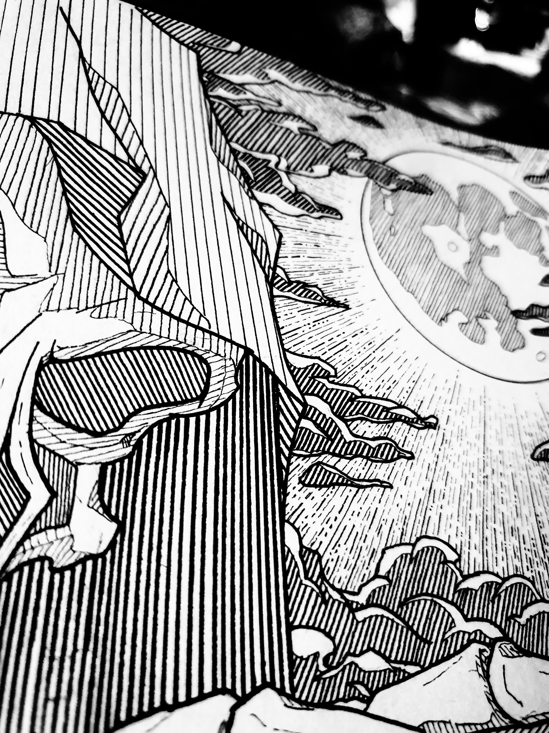 REAPER 2021-2022 Original Drawing Pen & Ink Illustration 8.5x11 Inches ...