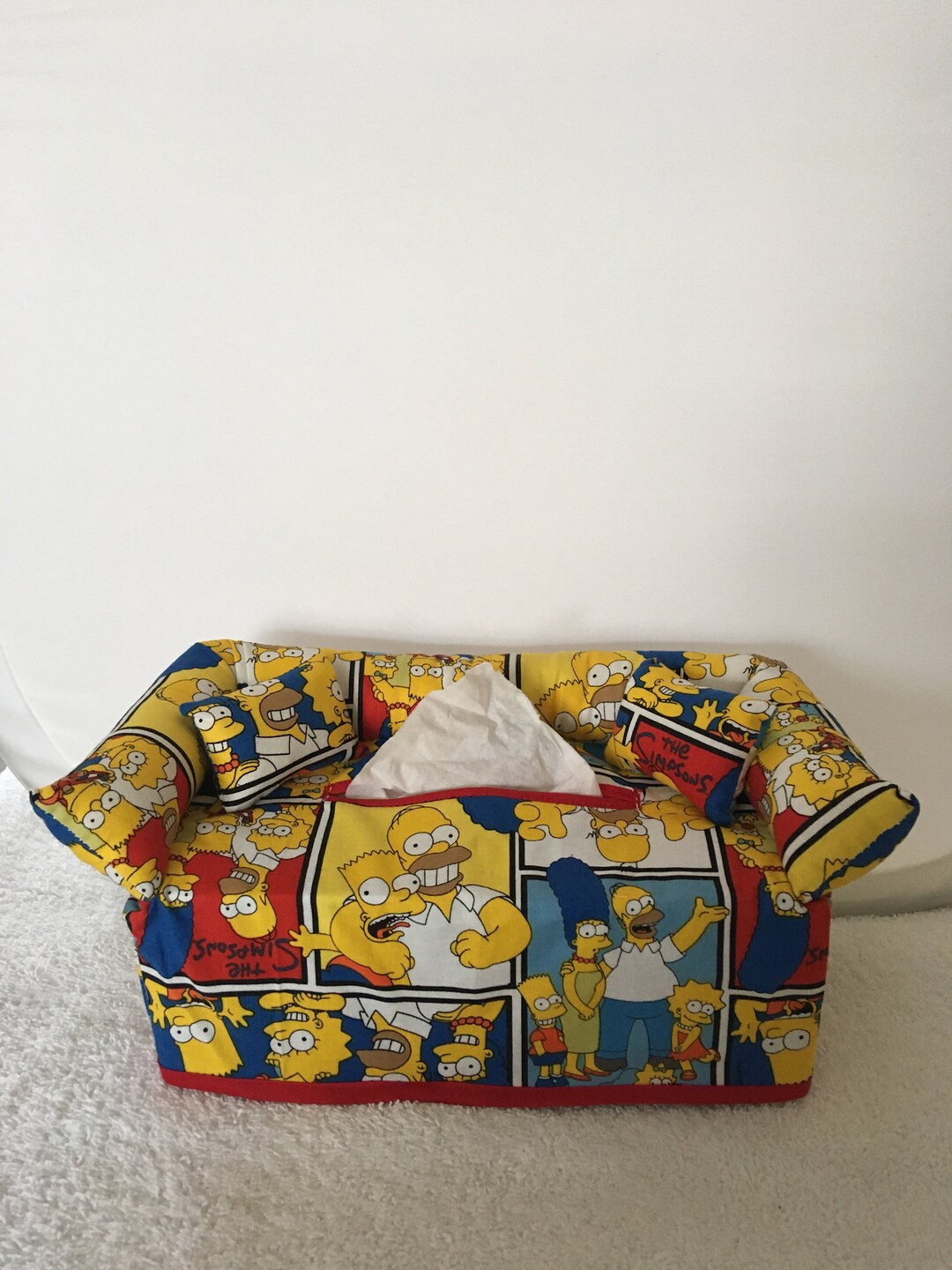 Simpsons Sofa Tissue Box Cover - Etsy