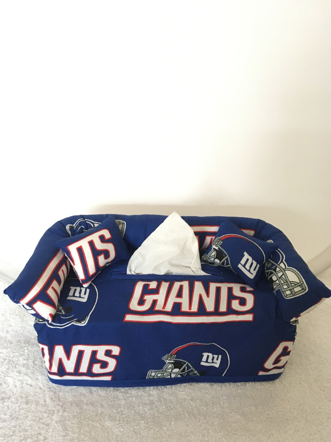 New York Giants Football Sofa Tissue Box Covers Sports - Etsy