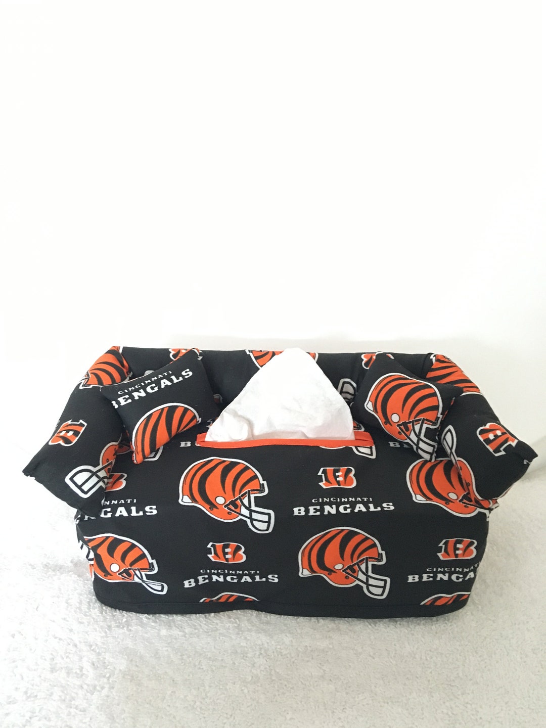 Cincinnati Bengals Football Sofa Tissue Box Covers Sports - Etsy
