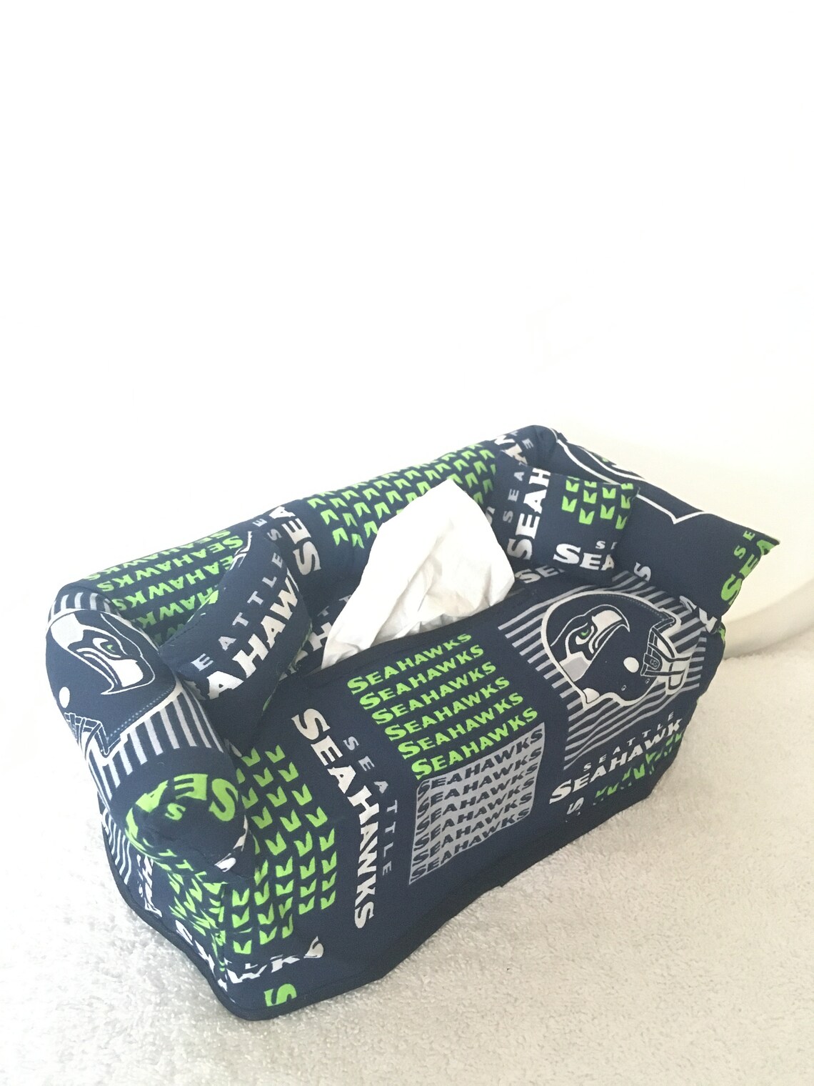 Seattle Seahawks Football Sofa Tissue Box Covers Sports - Etsy