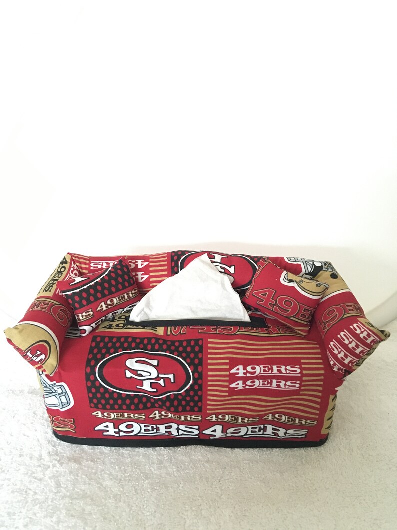 San Francisco 49ers Football Sofa Tissue Box Covers Sports - Etsy