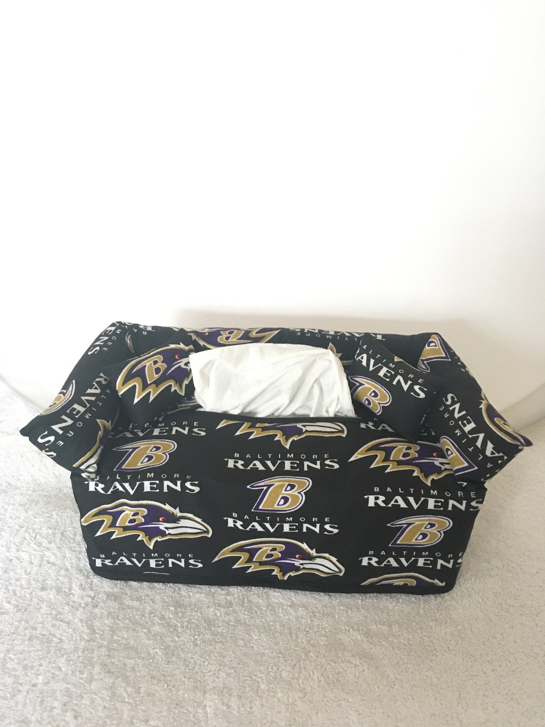 Baltimore Ravens Football Tissue Box Sofa Covers Sports - Etsy