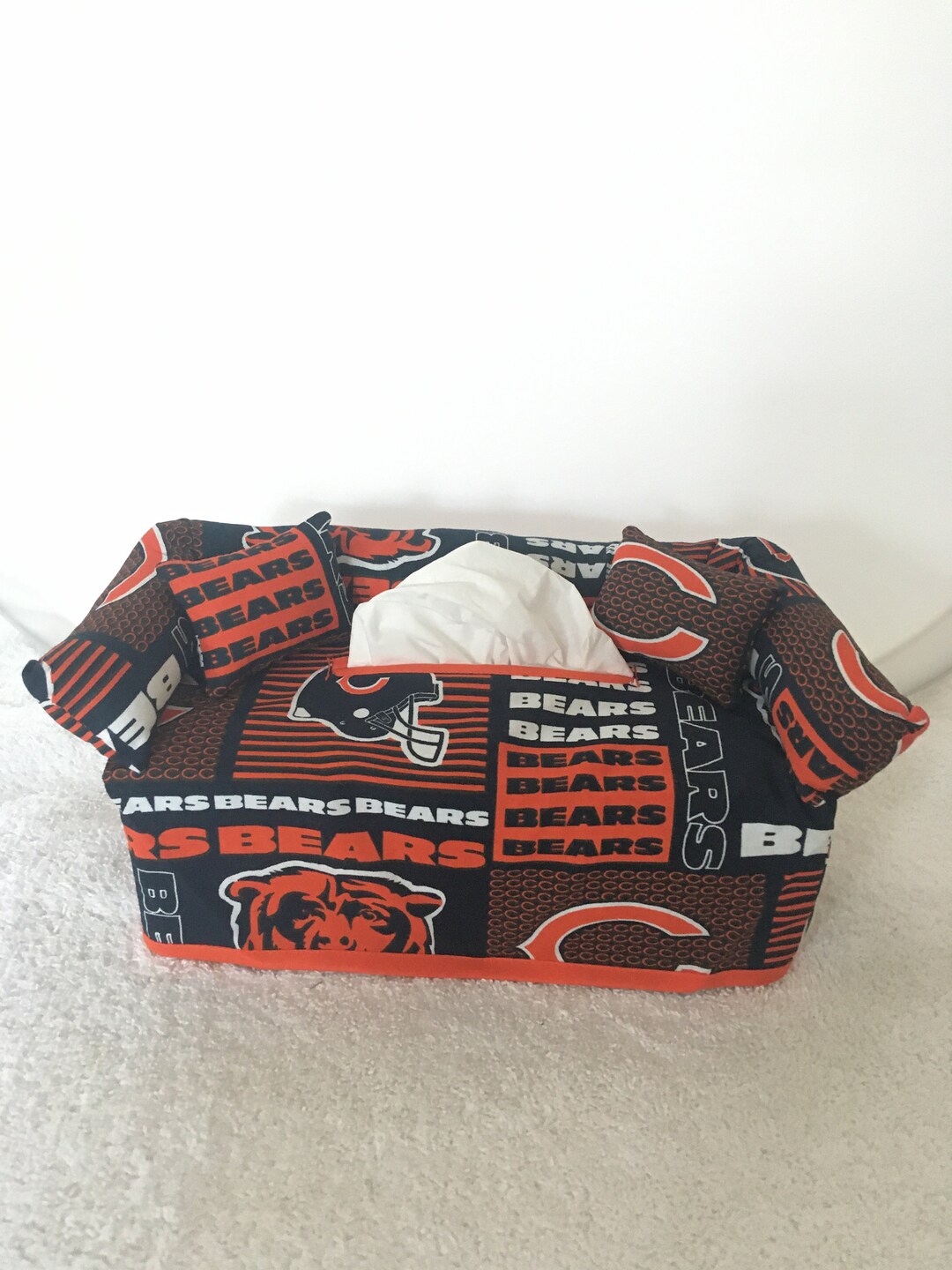 Chicago Bears Football Sofa Tissue Box Covers Sports - Etsy