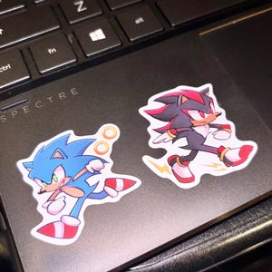 Sonic Sticker Sheet | Sonic Hedgehog, Shadow Hedgehog, Tails, Knuckles ...