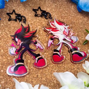 Sonic 3 Inch Acrylic Keychain/charms | Double-sided | Sonic Hedgehog ...